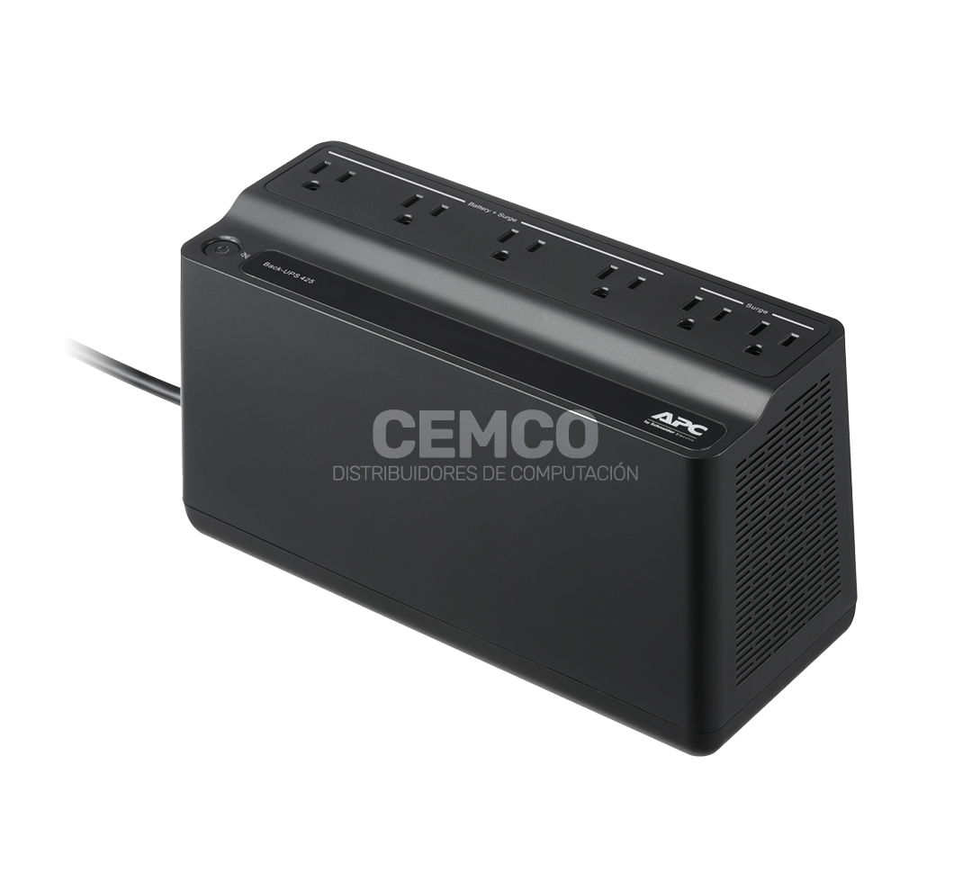 UPS APC BE425M-LM 425VA/255W | Protección Compacta con 6 Tomas de ...