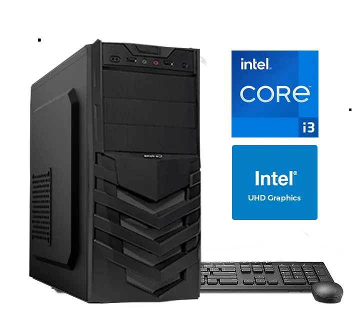 CPU Intel Core i3-12100 8GB 1TB | Doceava Generación - CEMCO
