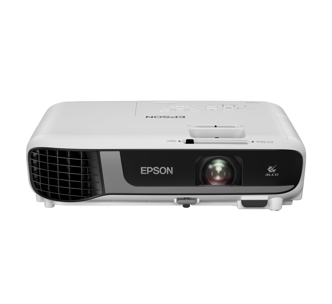 Proyector EPSON PowerLite W52 Plus WXGA, 4000 Lúmenes, 3LCD, HDMI, Wi ...